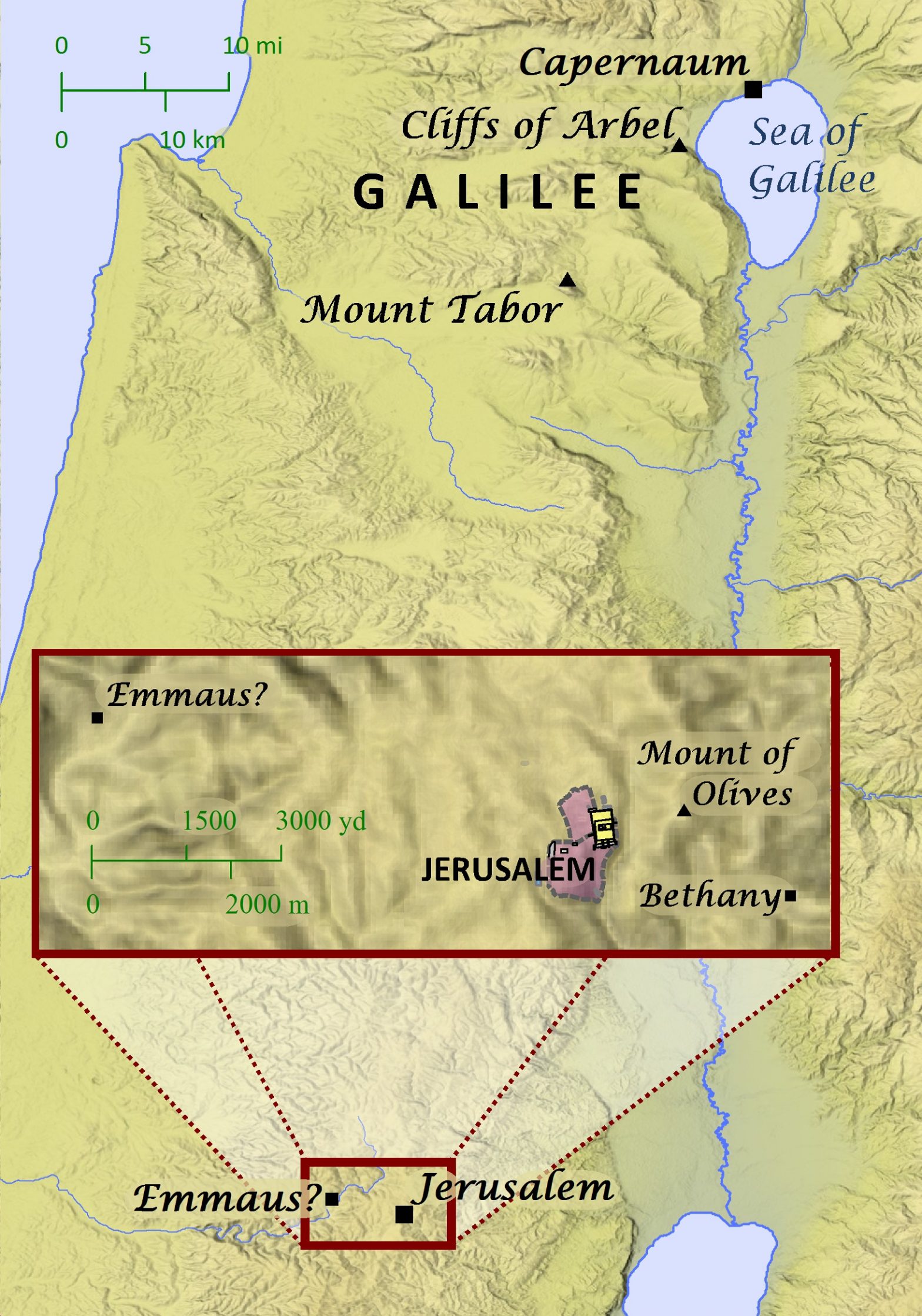 Jesus’ Post-Resurrection Appearances – Bible Mapper Blog