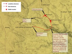 The Battle at Michmash – Bible Mapper Blog