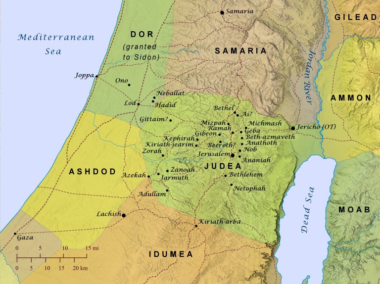 Judea under Persian Rule – Bible Mapper Blog