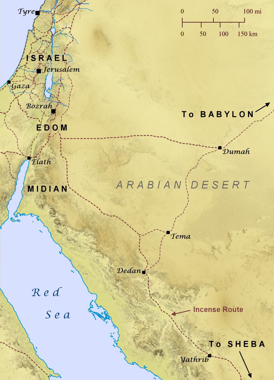 Oases of the Arabian Desert – Bible Mapper Blog