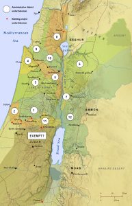 Solomon’s Administrative Districts – Bible Mapper Atlas