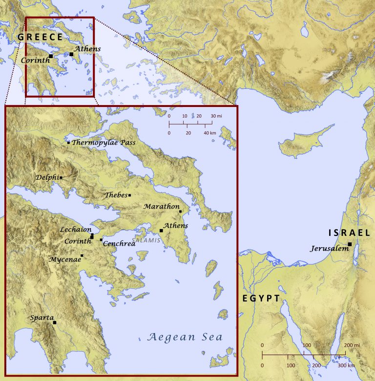 Southern Greece – Bible Mapper Atlas
