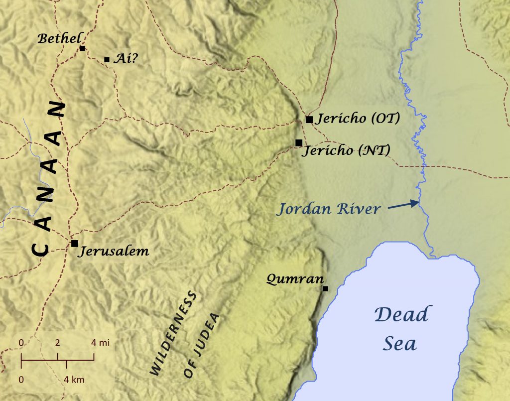 Jericho, Wilderness of Judea, and Qumran – Bible Mapper Blog