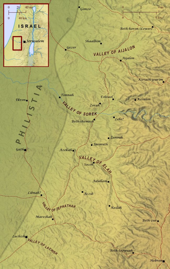 The Shephelah – Bible Mapper Atlas