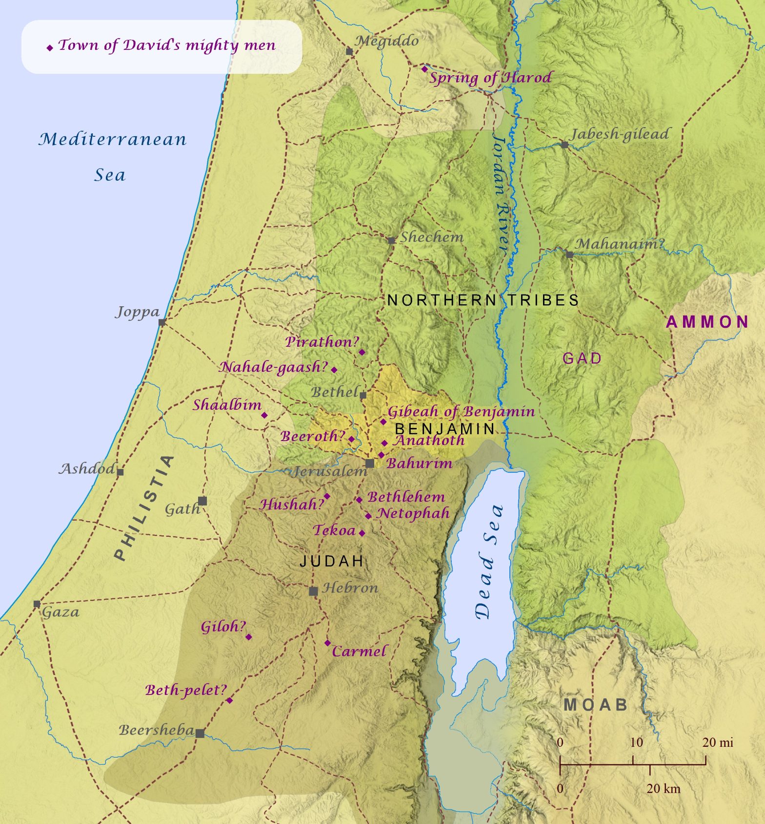 David’s Mighty Men – Bible Mapper Atlas