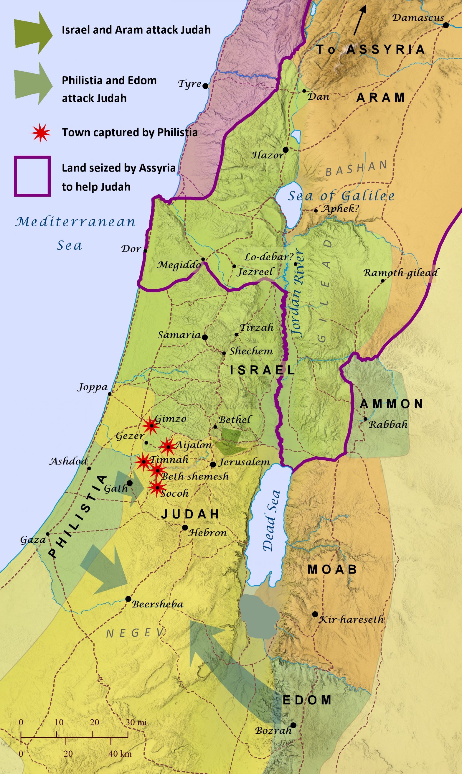 The Final Days of the Northern Kingdom of Israel – Bible Mapper Atlas