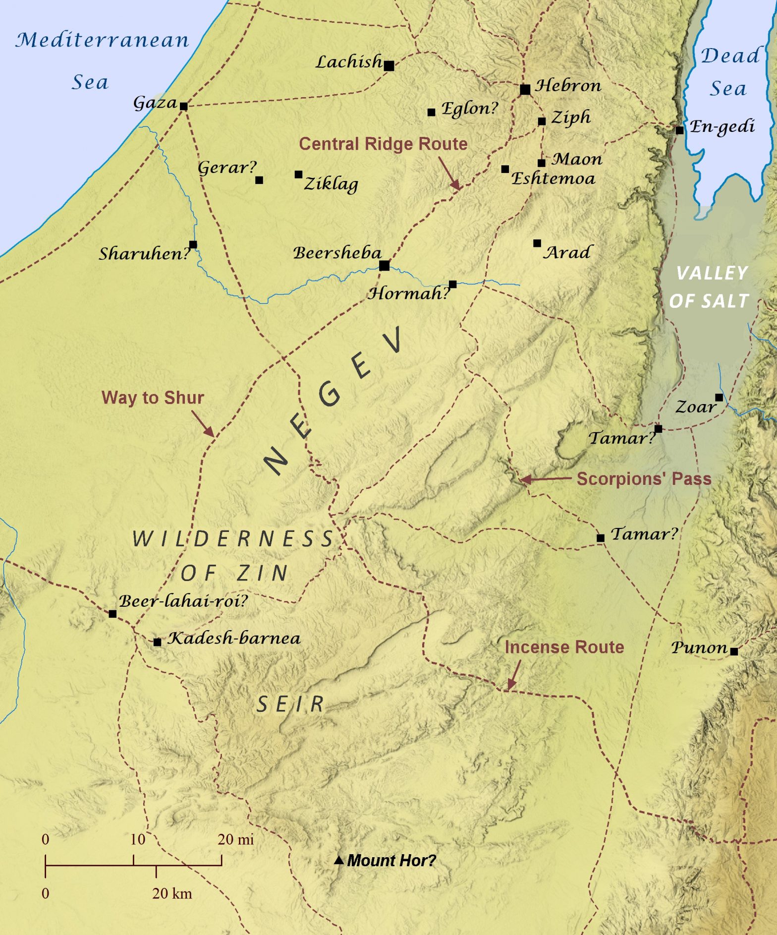 The Negev – Bible Mapper Atlas