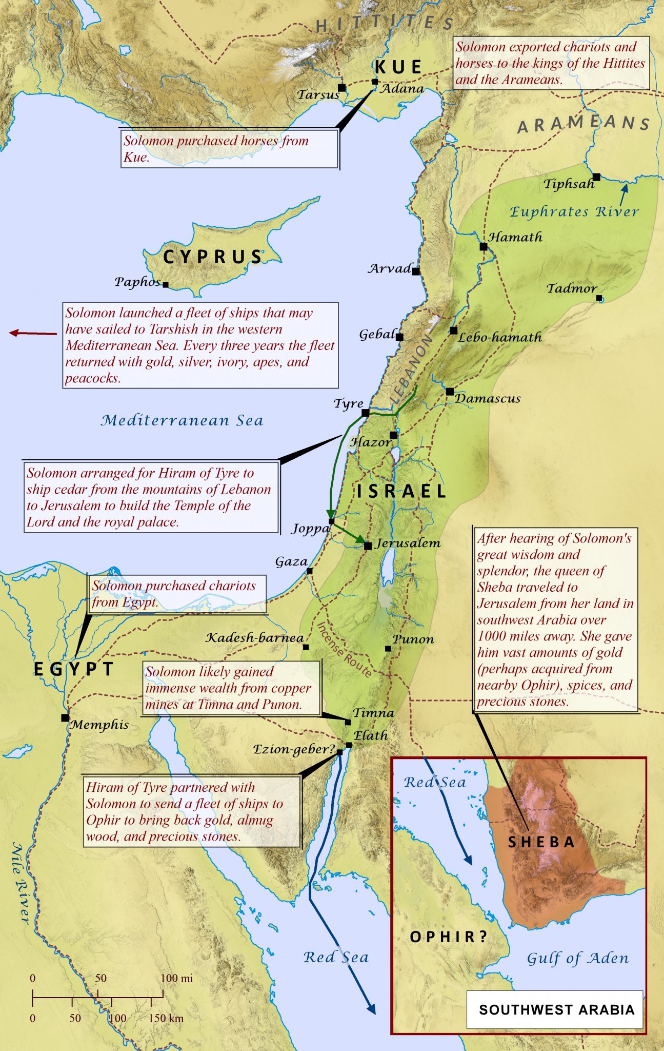 Solomon’s International Presence – Bible Mapper Atlas
