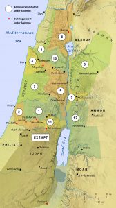 Solomon’s Administrative Districts – Bible Mapper Atlas