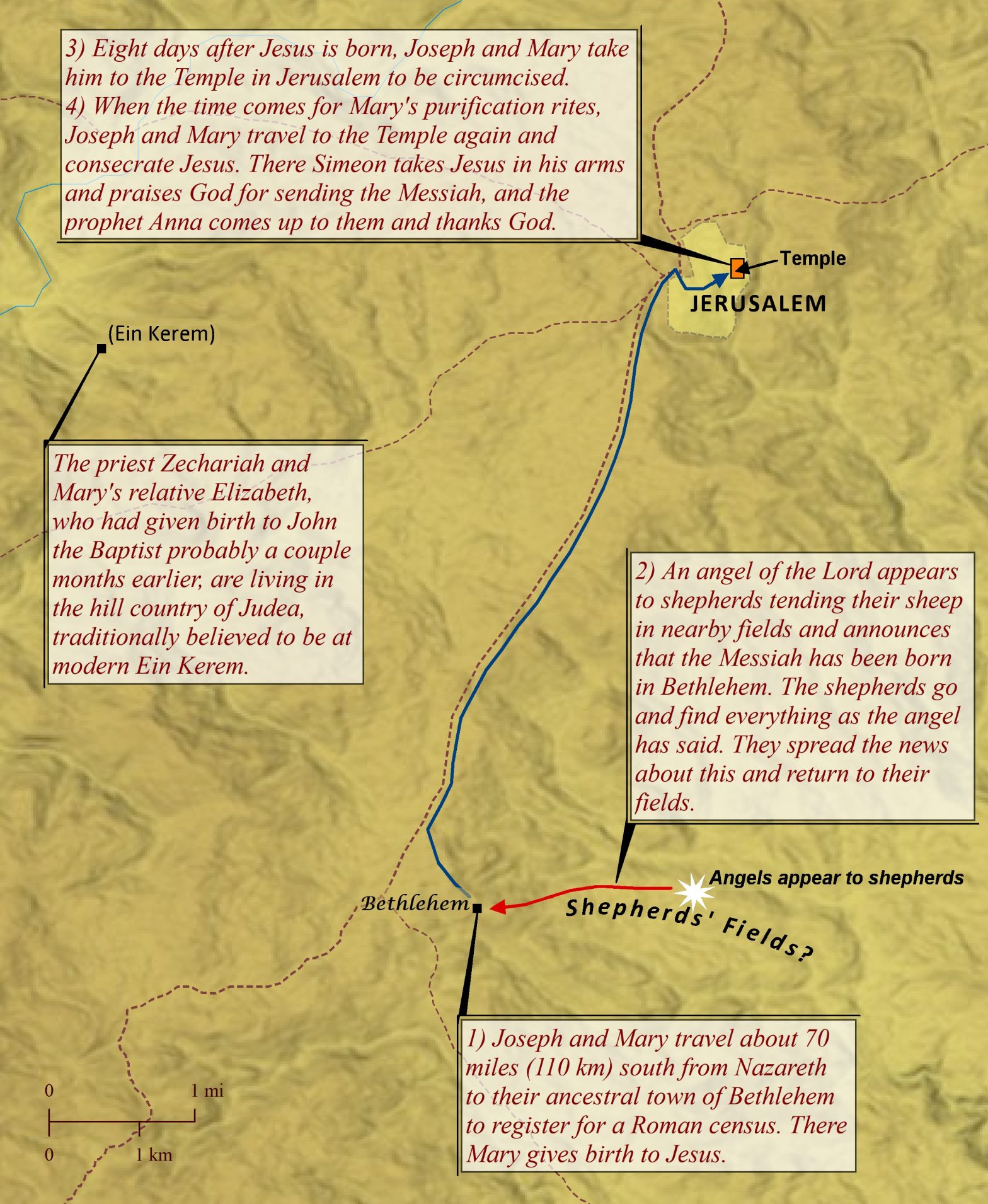 Jesus Is Born in Bethlehem – Bible Mapper Atlas