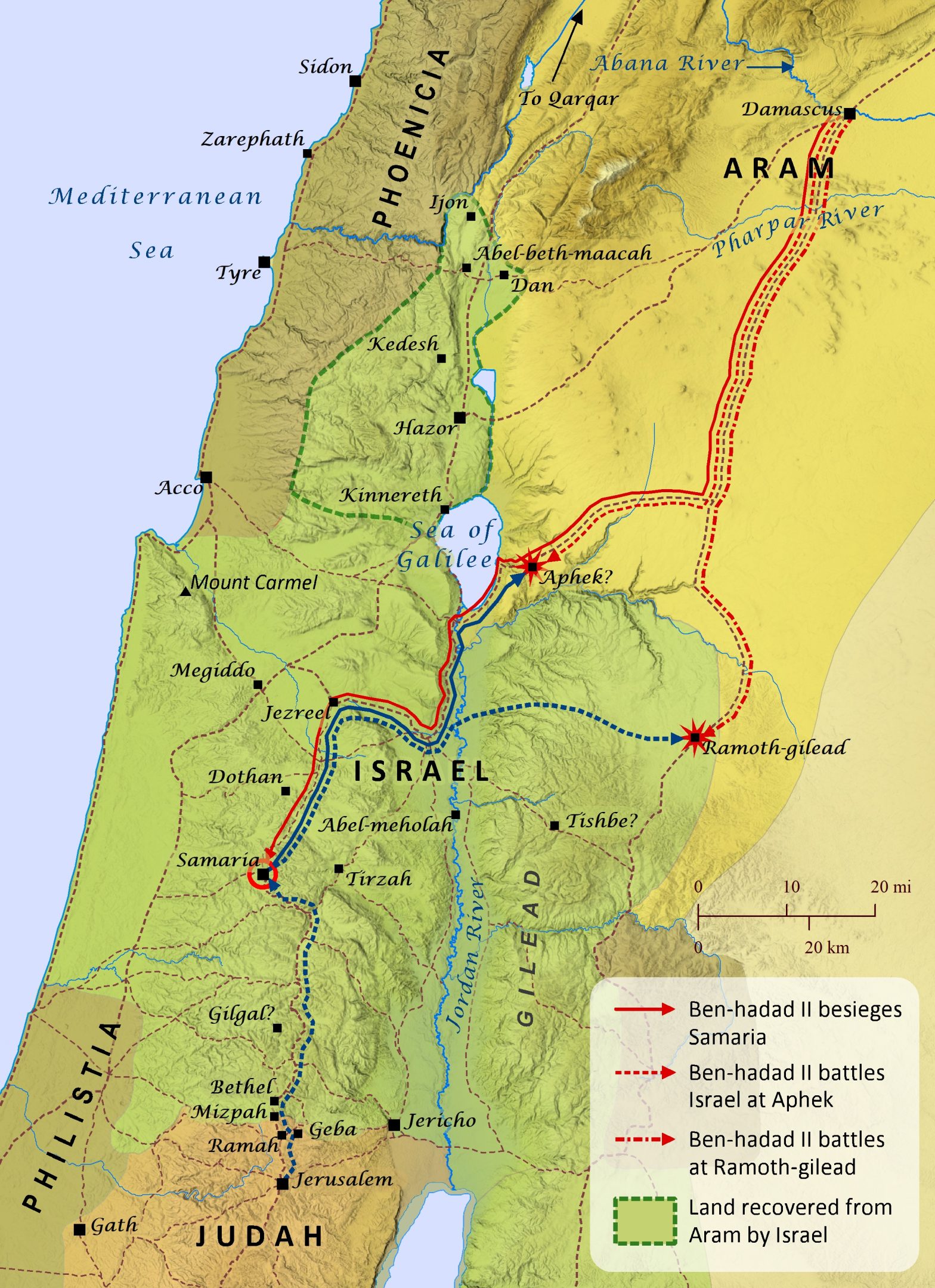 Ahab’s Wars with Aram – Bible Mapper Atlas