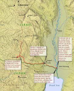 Elijah Is Taken to Heaven – Bible Mapper Atlas