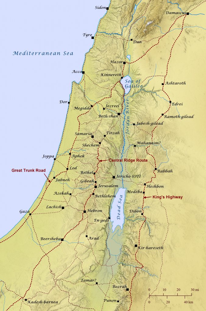 Roads of Israel – Bible Mapper Atlas