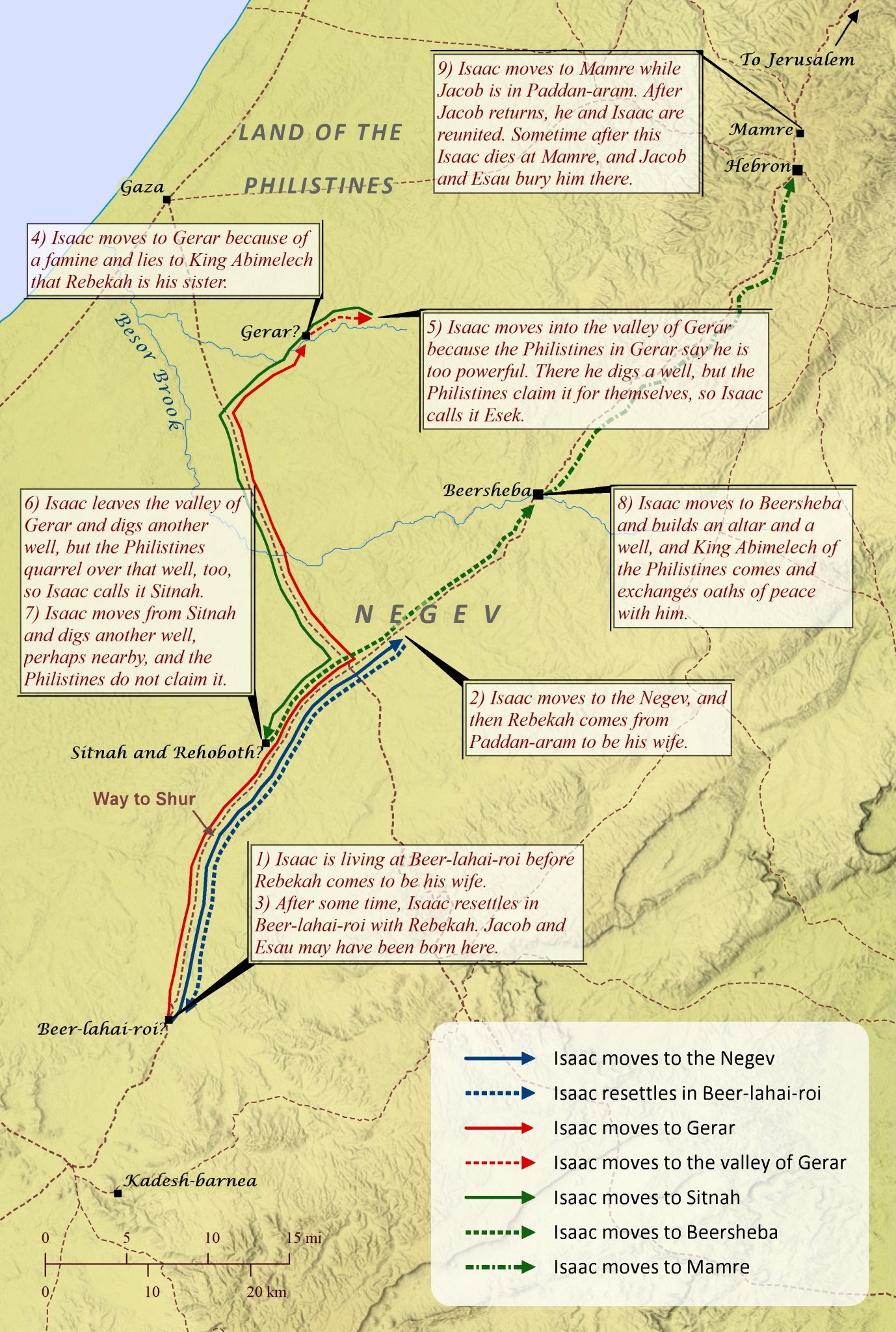 Isaac’s Travels – Bible Mapper Atlas