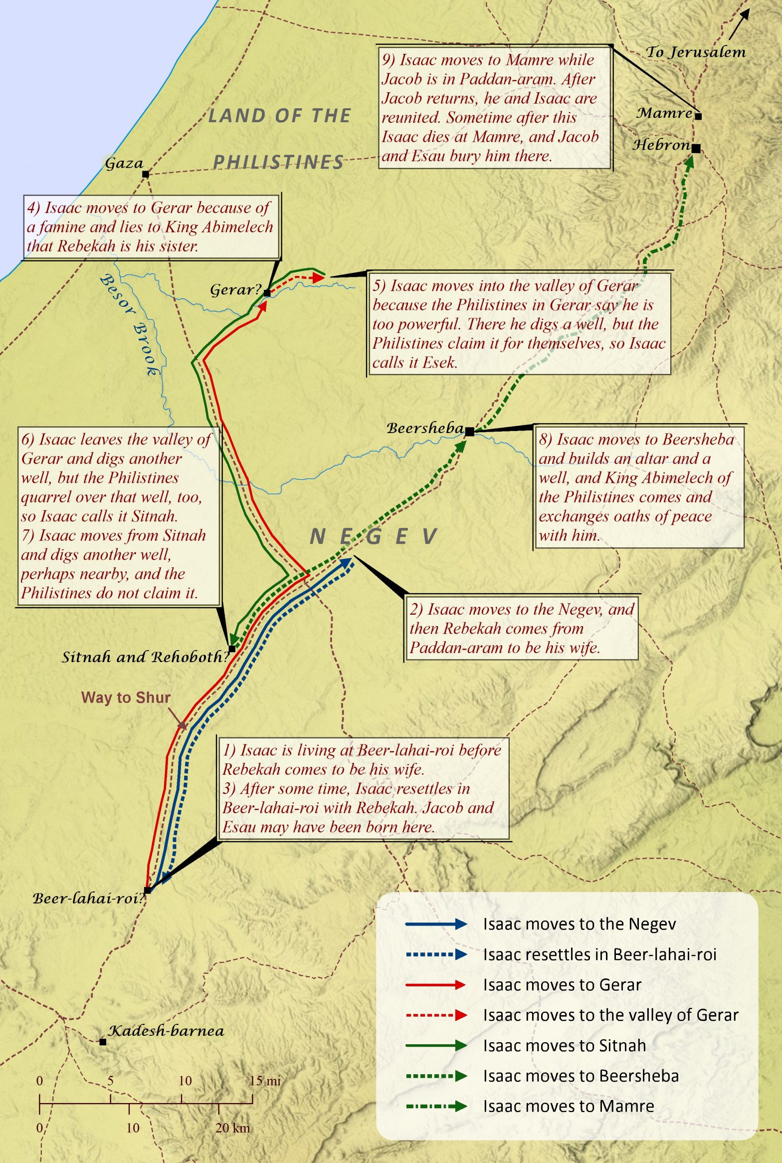 Isaac’s Travels – Bible Mapper Atlas