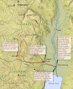 Elijah Is Taken to Heaven – Bible Mapper Atlas