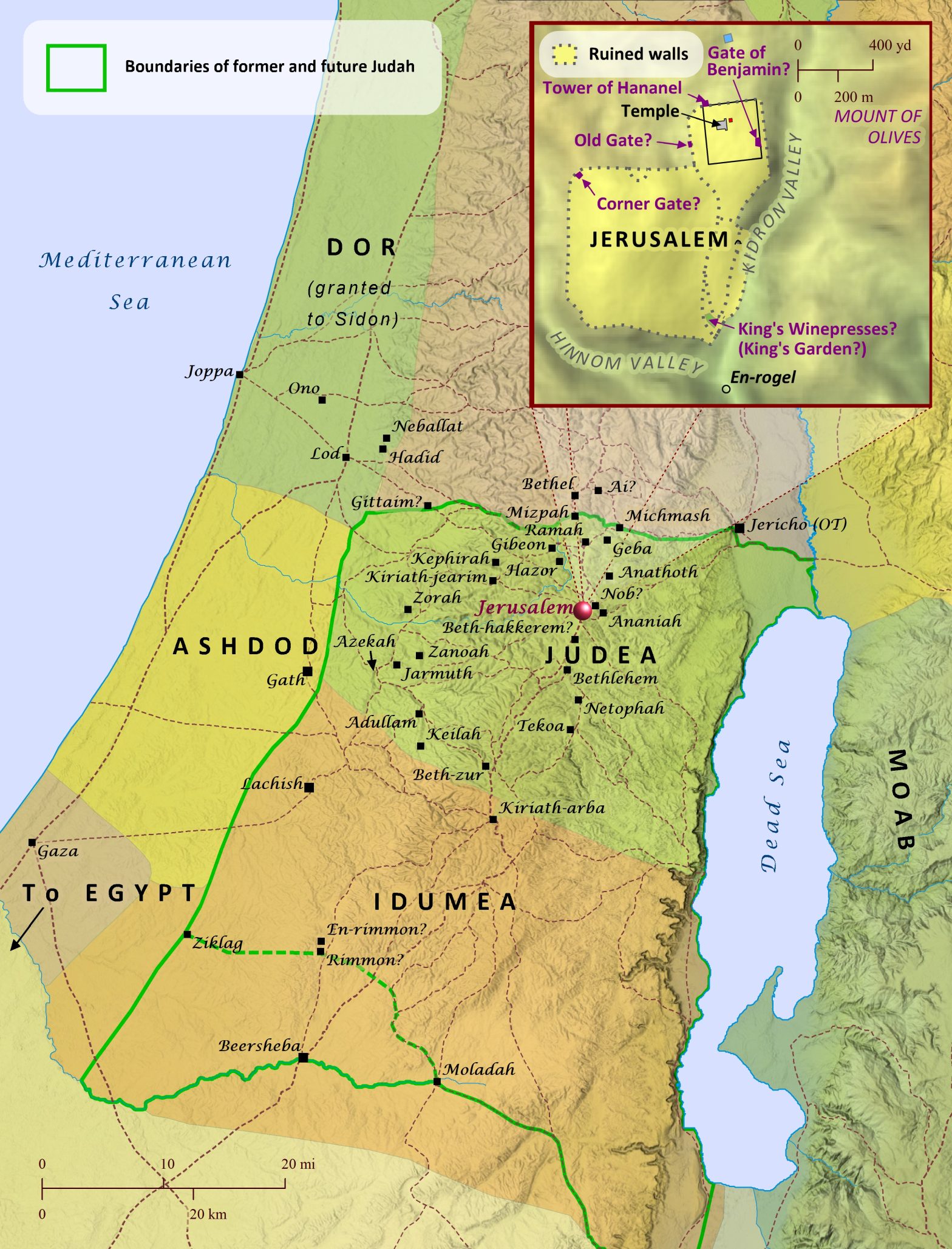 Zechariah Prophesies of Judah’s Restoration – Bible Mapper Atlas